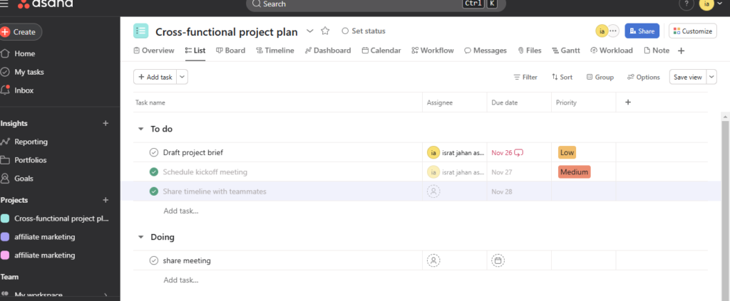 How to Hide Completed Tasks in Asana: step by step guide