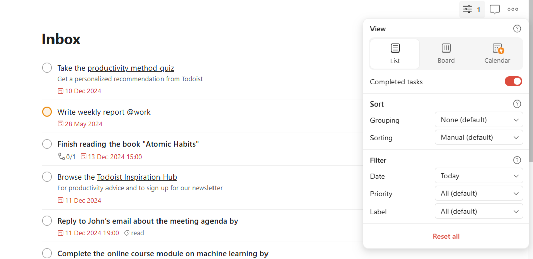 How to See Completed Tasks in Todoist(2025): Step-by-Step